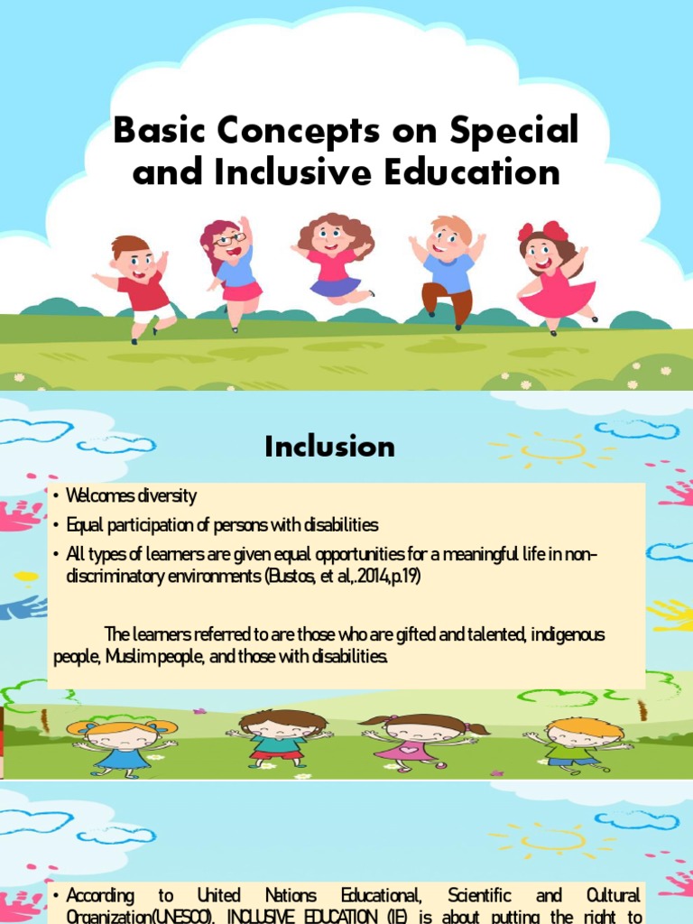 Foundations-Concept - Topic 1 | PDF | Inclusion (Education) | Special ...