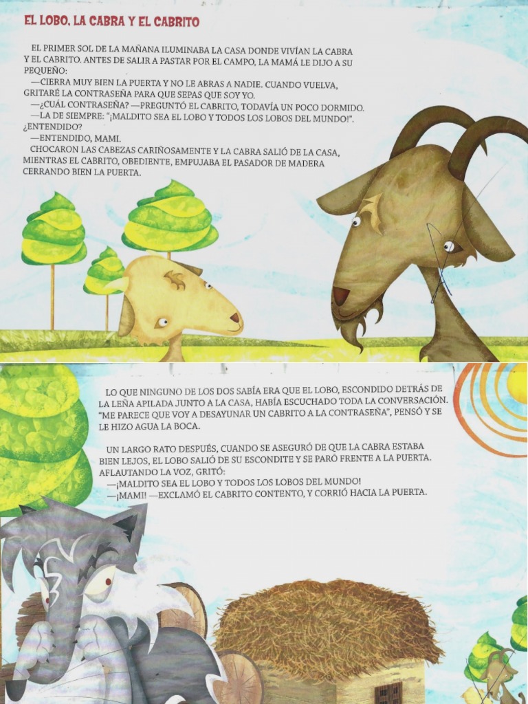 El Lobo - La Cabra y El Cabrito | PDF
