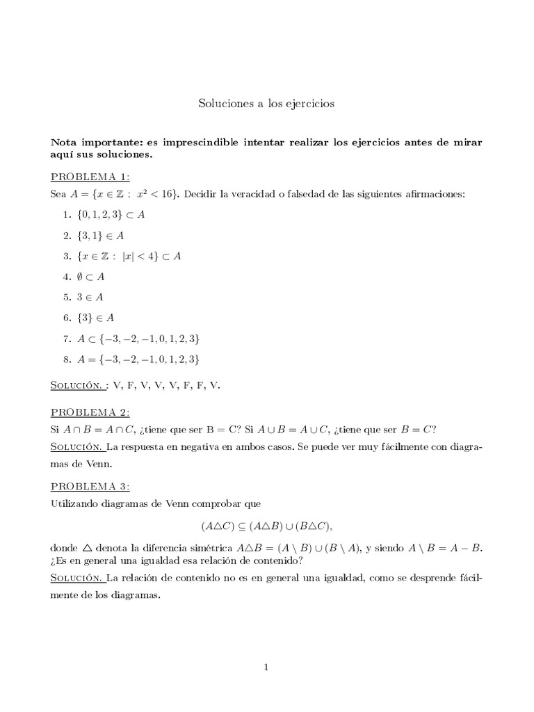 Ejercicios Resueltos ABC Soluciones | PDF | Ajedrez | Ecuaciones
