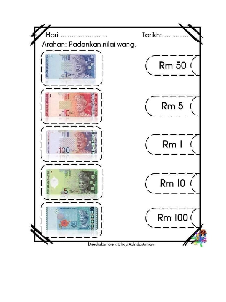 Latihan Wang Tahun 1 | PDF