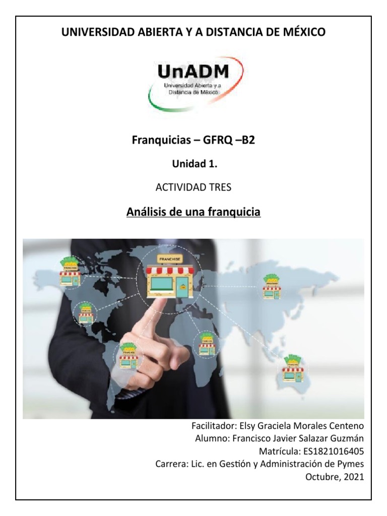 GFRQ U1 A3 FRSG | PDF | Domino's pizza | Franquiciamiento