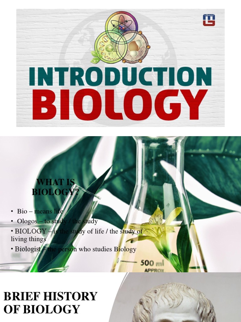 LESSON 1 INTRODUCTION TO BIOLOGY | PDF