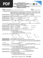 PHYSICAL SCIENCE 4th Quarter EXAM | PDF