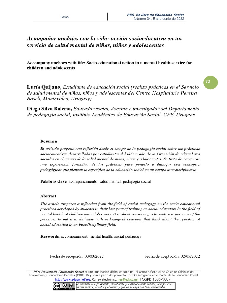 Acompanar Anclajes Con La Vida Accion So+ | PDF | Psicoanálisis ...
