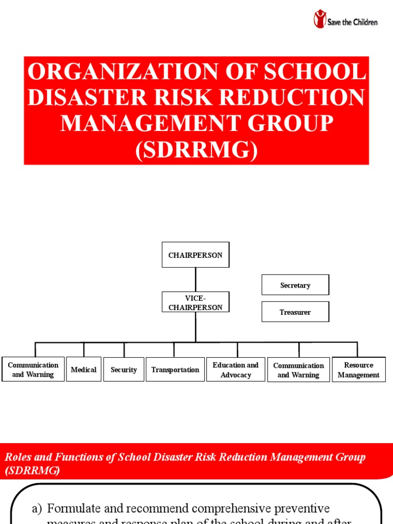 SDRRMG Org'l Structure | PDF | Disaster Risk Reduction | Risk Management