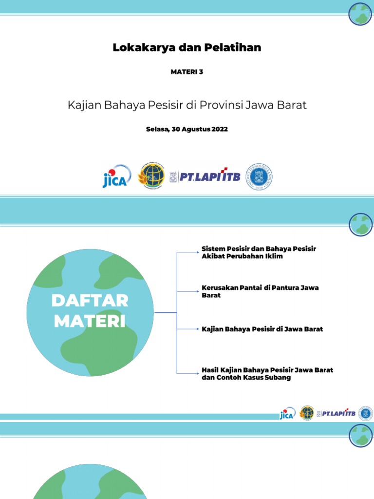 Bahan Paparan 3-Kajian Bahaya Pesisir | PDF