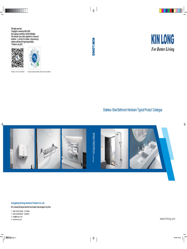 KIN LONG Shower Screen Catalogue | PDF | Bathing | Civil Engineering
