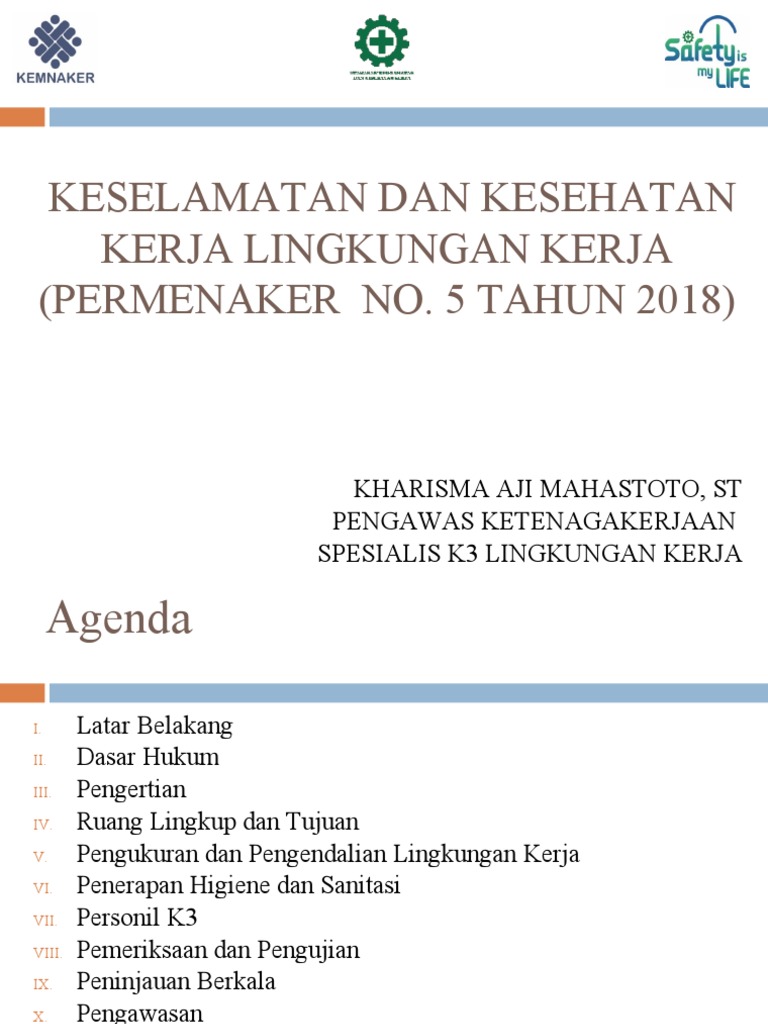 1. PERMENAKER NO 5 TAHUN 2018 | PDF
