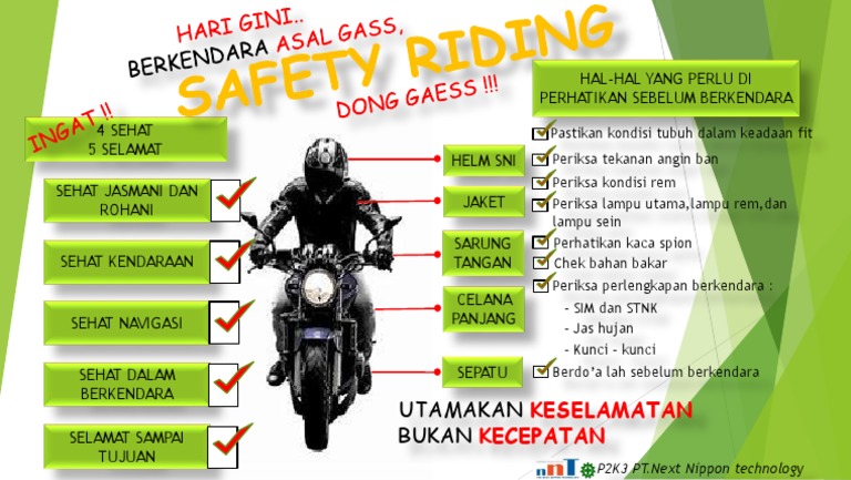 Panduan Safety Riding yang Aman | PDF