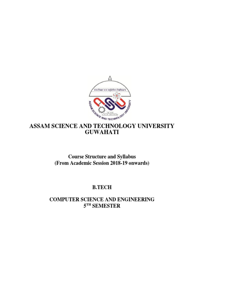 B.Tech 5th Sem CSE Final 1 | PDF | Databases | Relational Database