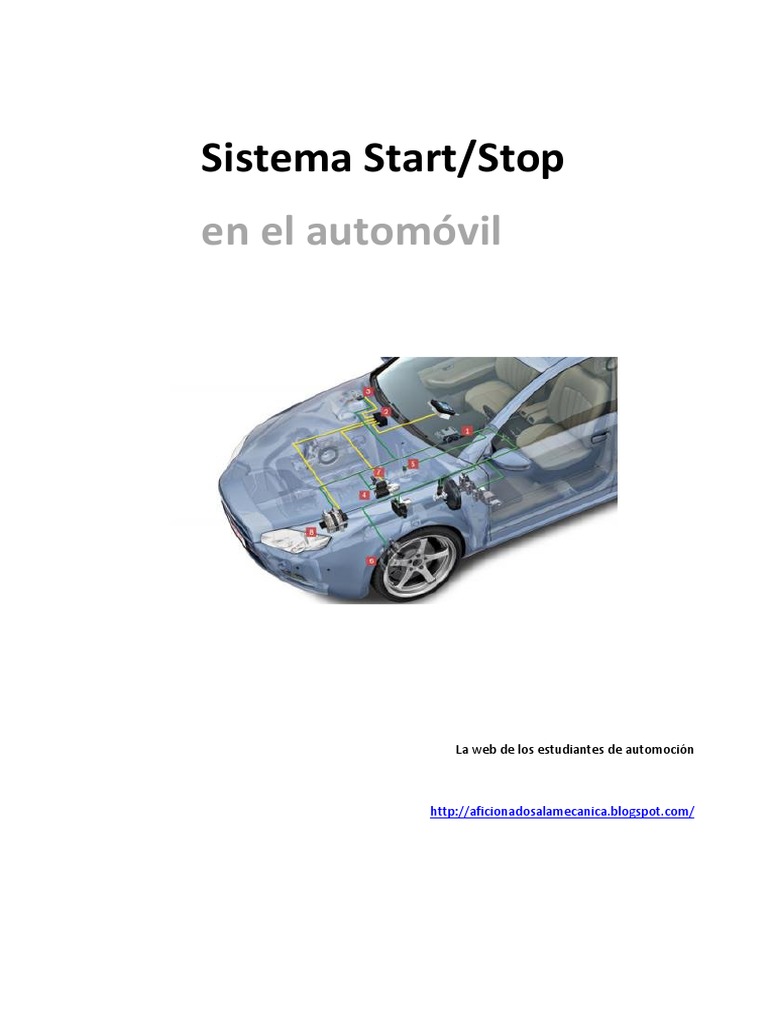 Sistema Start-Stop en Automovil | PDF | Coche | Engranaje