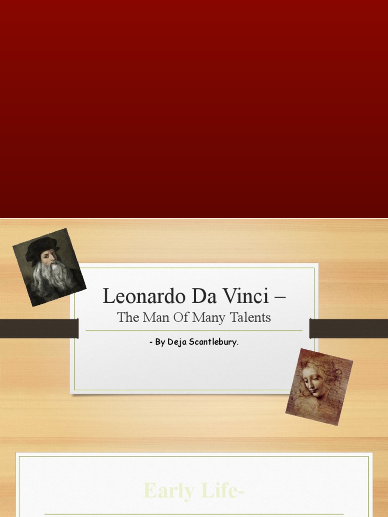 Leonardo Da Vinci PowerPoint Presentation | PDF | Leonardo Da Vinci
