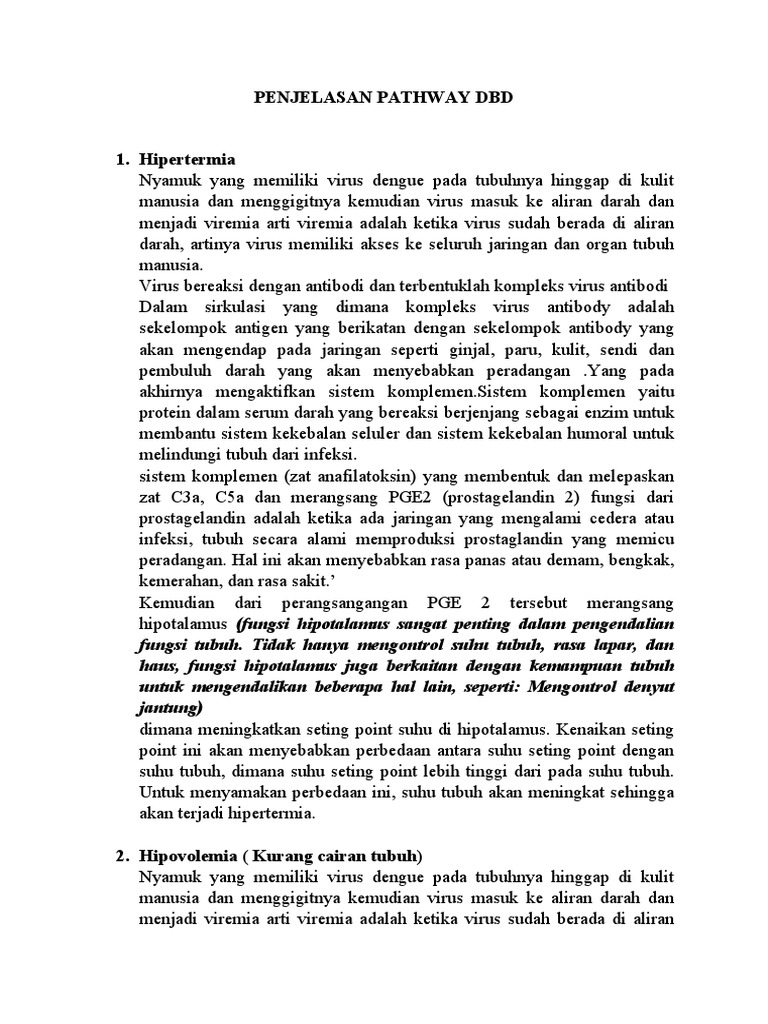 Penjelasan Pathway DBD | PDF