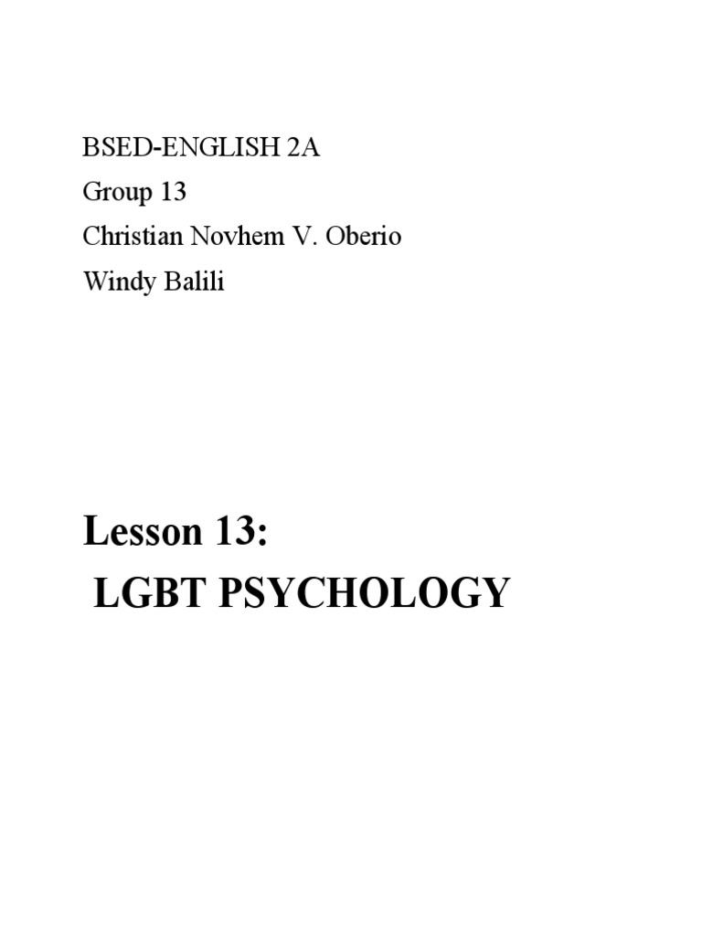 GEnsoc Lesson 13 | PDF