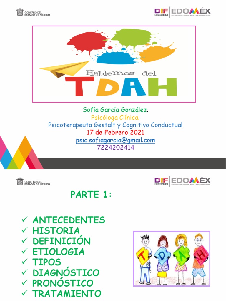 Tdah - 1 | PDF | Desorden hiperactivo y deficit de atencion | Cerebro