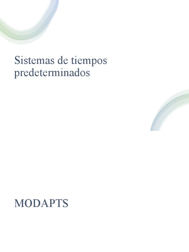 Modapts | PDF