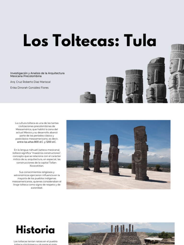 Arquitectura y Cultura de los Toltecas | PDF | Pirámide | Mesoamérica