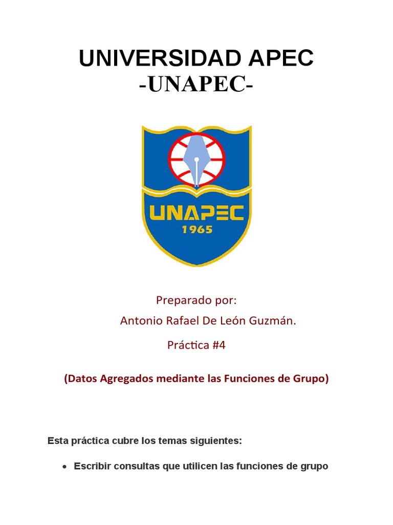 Universidad APEC #4 | PDF