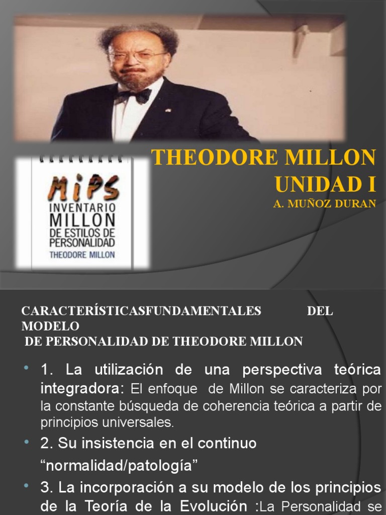 Modelo de Personalidad de Millon | PDF | Comportamiento | Intuición