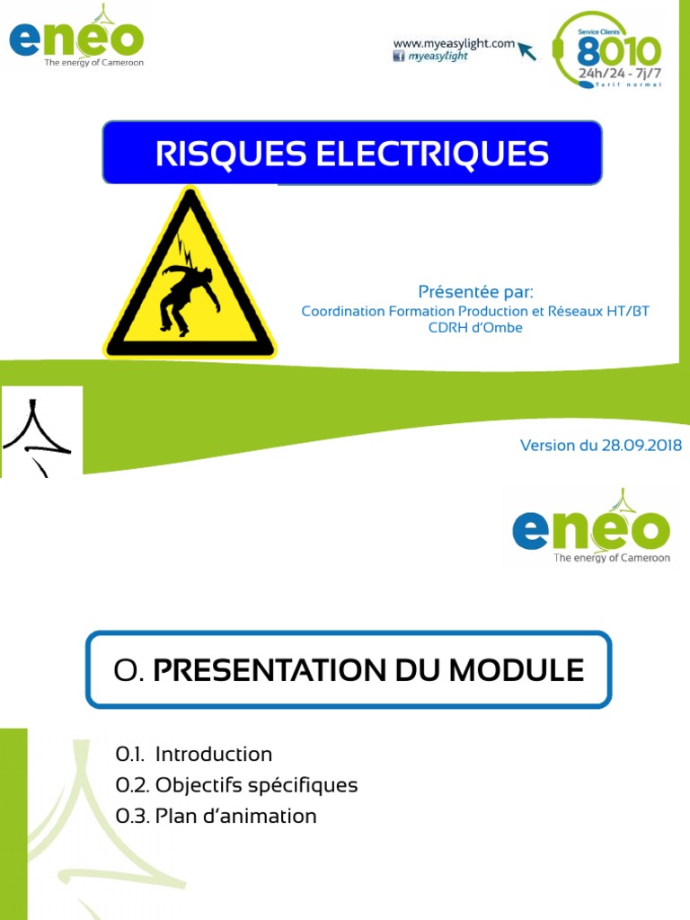 Risques Électriques - ELearning - FR | PDF