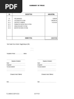 Contoh BOQ For Renovation & ID Work | PDF | Technology & Engineering