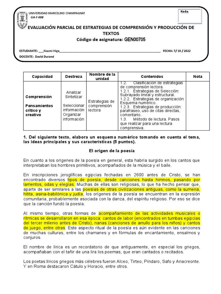 Parcial Naomi Higa | PDF | Corán | Islam