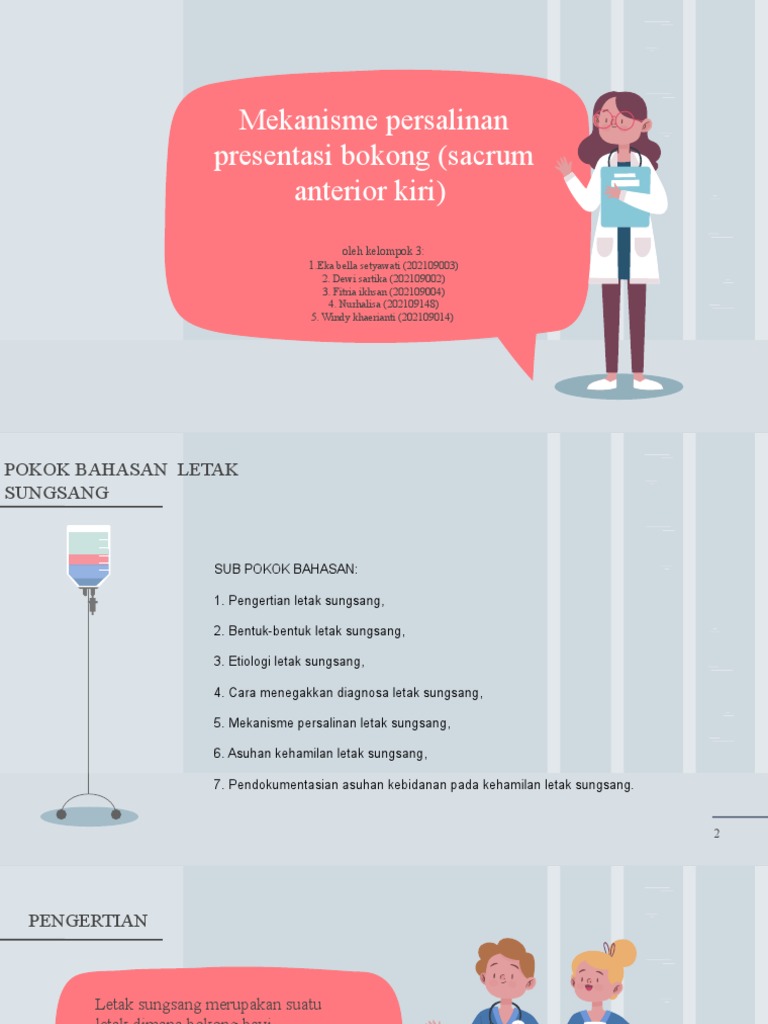 Mekanisme Persalinan Letak Sungsang | PDF | Kesehatan Holistik