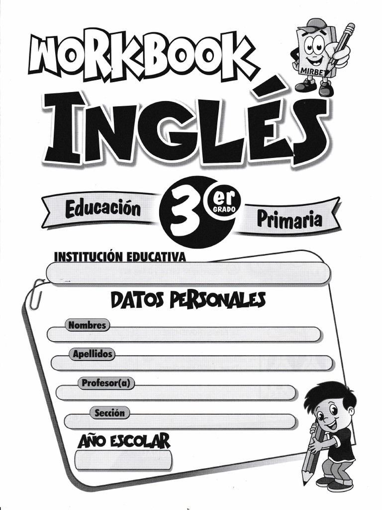 Cuaderno de Inglés 3º Primaria PDF | PDF
