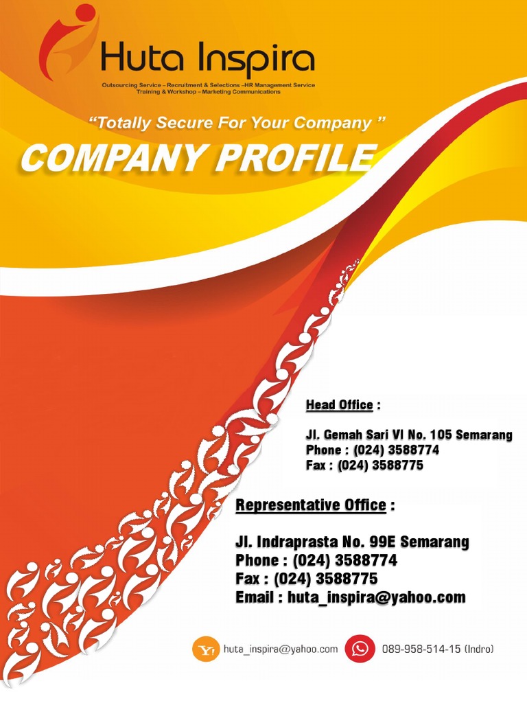 Company Profile Huta Inspira Newww | PDF
