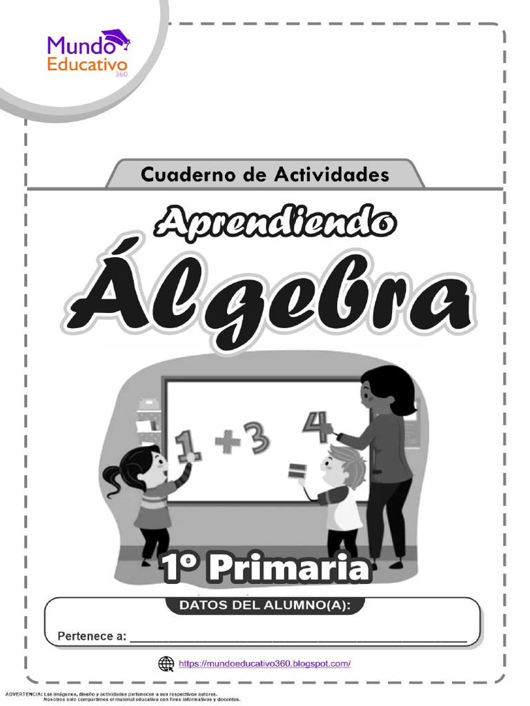 Aprendiendo Algebra 1º Primaria | PDF | Álgebra | Conceptos matemáticos