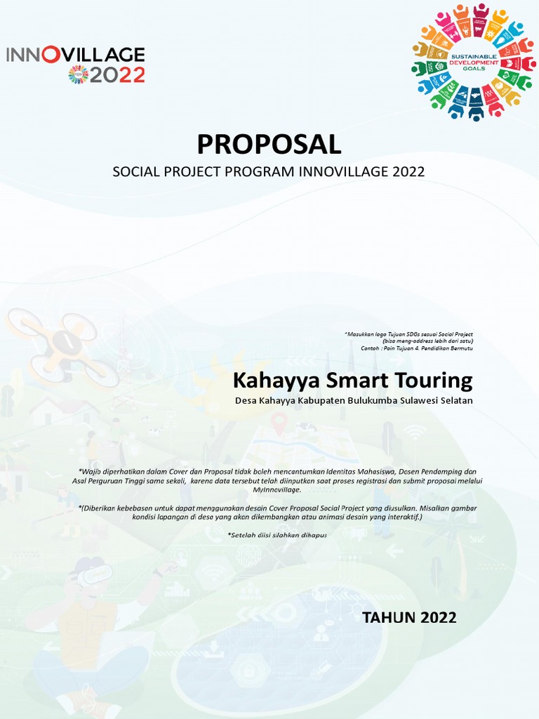 Tamplate Proposal Social Project Innovillage 2022 | PDF
