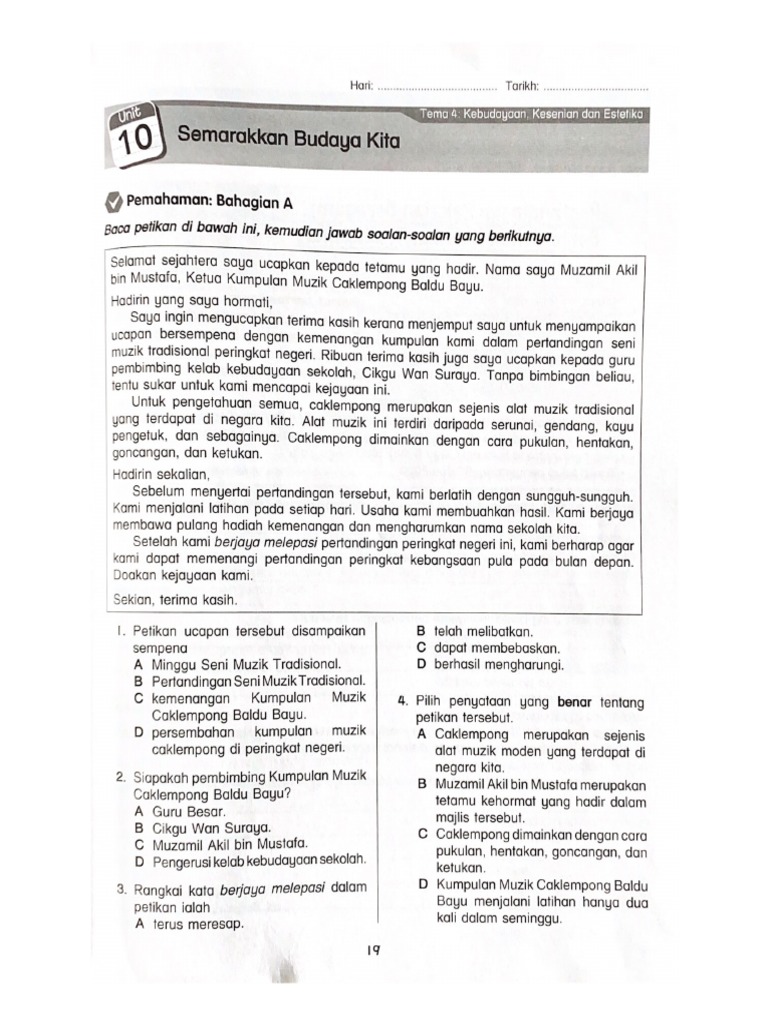 10 Semarakkan Budaya Kita | PDF