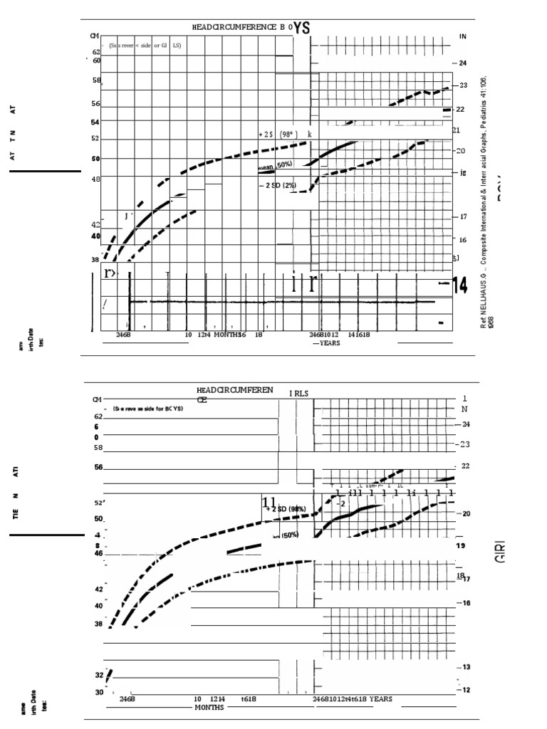Nellhaus Chart Head Circumferencepdf | PDF