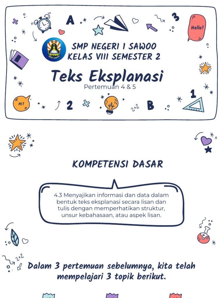 Menulis Teks Eksplanasi Kelas VIII | PDF | Kajian Bahasa Asing | Sejarah