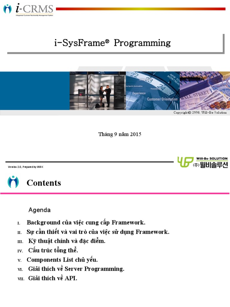 I-Sysframe Framework V2.0 Vietnam | PDF