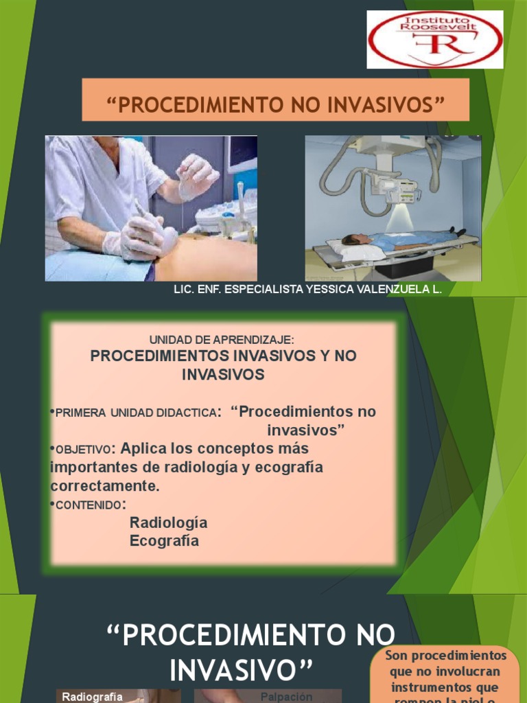 S1-Procedimientos No Invasivos | PDF | Ct Scan | Terapia de radiación