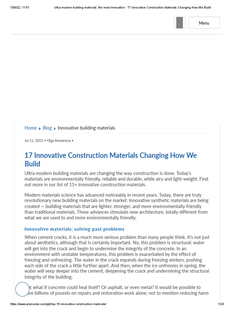 Ultra-Modern Building Materials - The Most Innovative - 17 Innovative ...