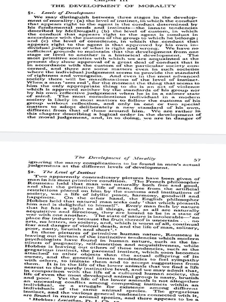 Ethics - Development of Morality (Lillie W) | PDF | Conscience | Morality