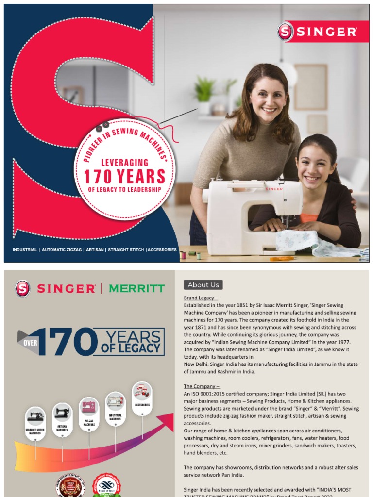 Sewing Machine Catalogue-2022 | PDF
