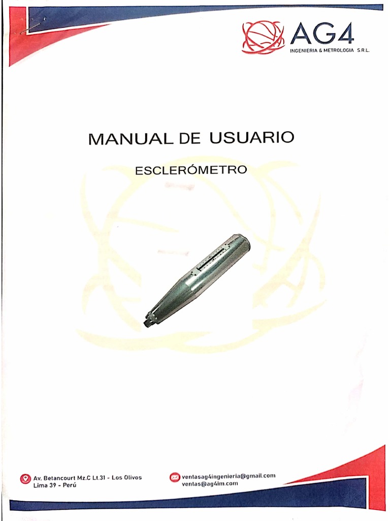 Esclerometro | PDF