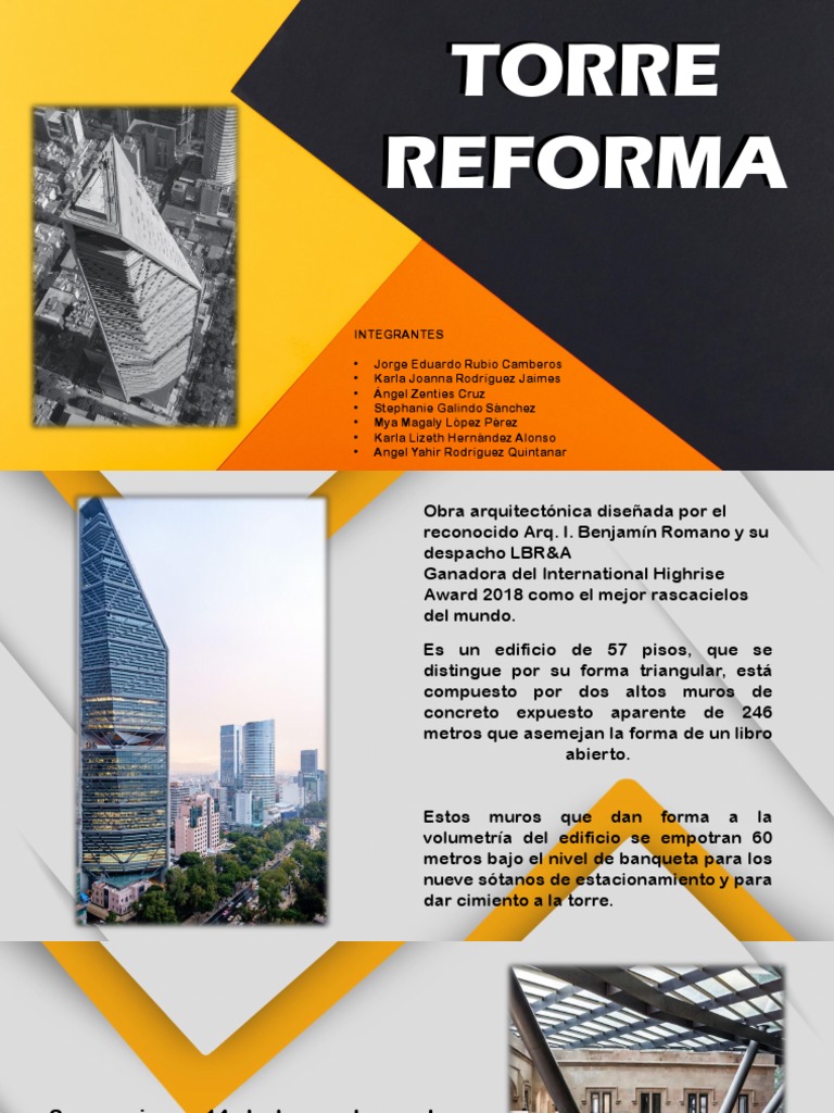 Torre Reforma Expo | PDF | Torre | Ingeniero civil