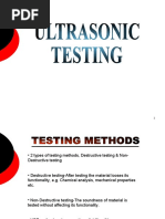 Ultrasonic Testing Procedure | PDF | Welding | Construction