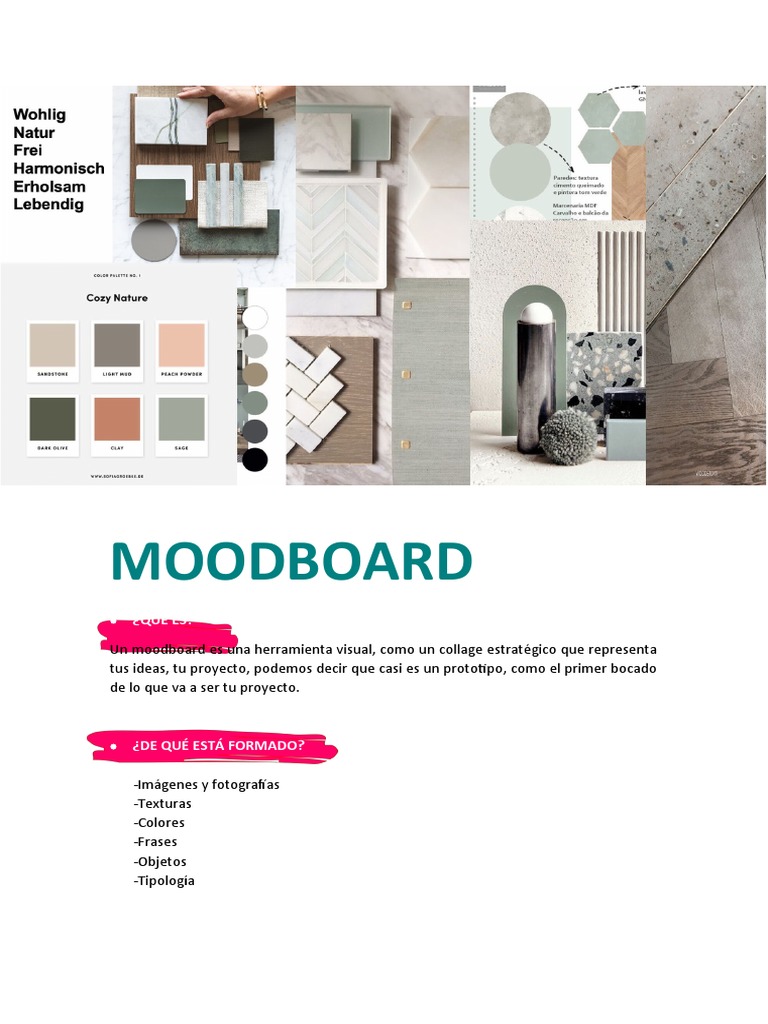 Guía para Crear un Moodboard Efectivo | PDF