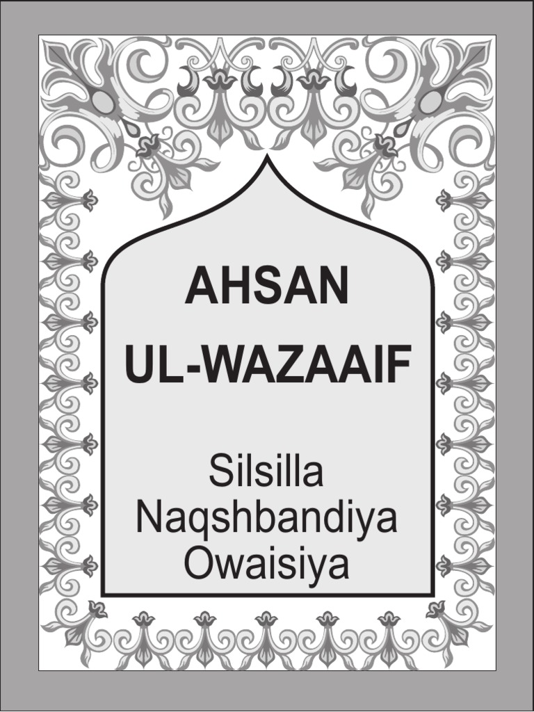 Ahsan Al Wazaif English Version Pdf God In Islam Prophets And
