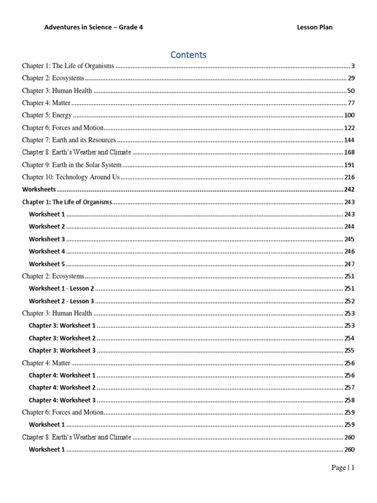 Adventure in Science Book 4 | PDF | Vertebral Column | Biodiversity