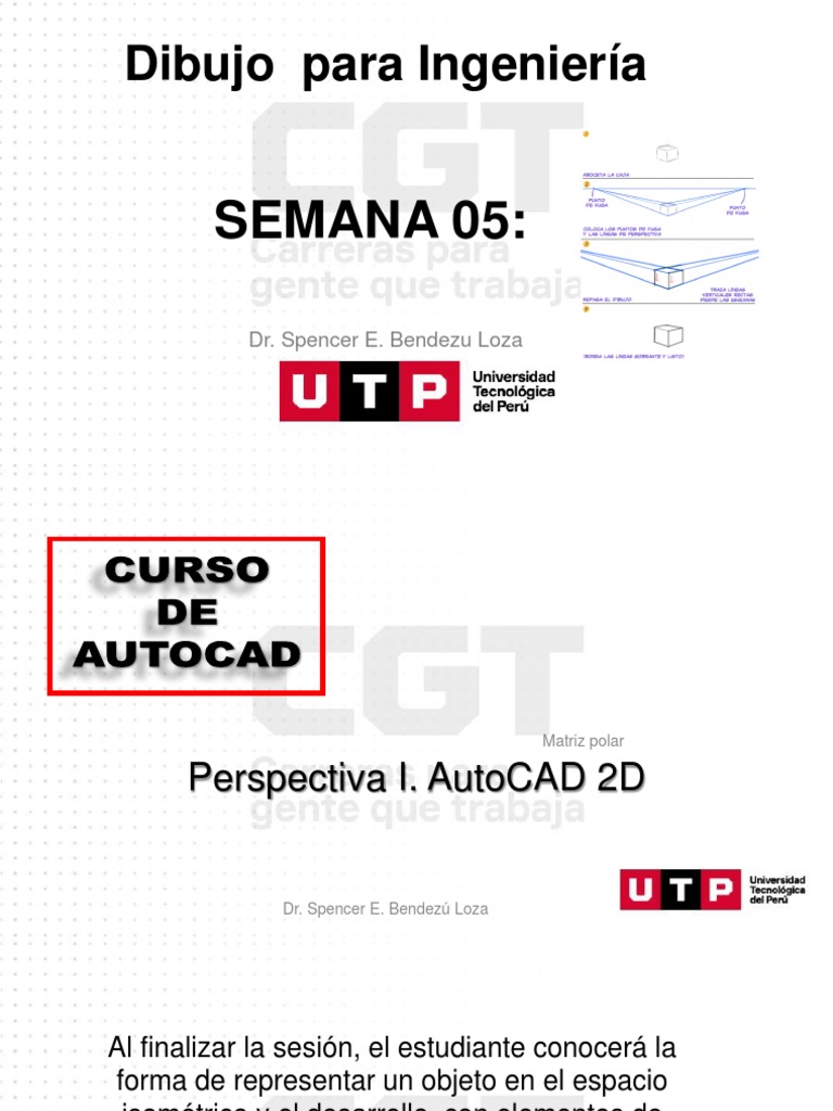 Perspectivas y Capas en AutoCAD | PDF | Perspectiva (Gráfica ...