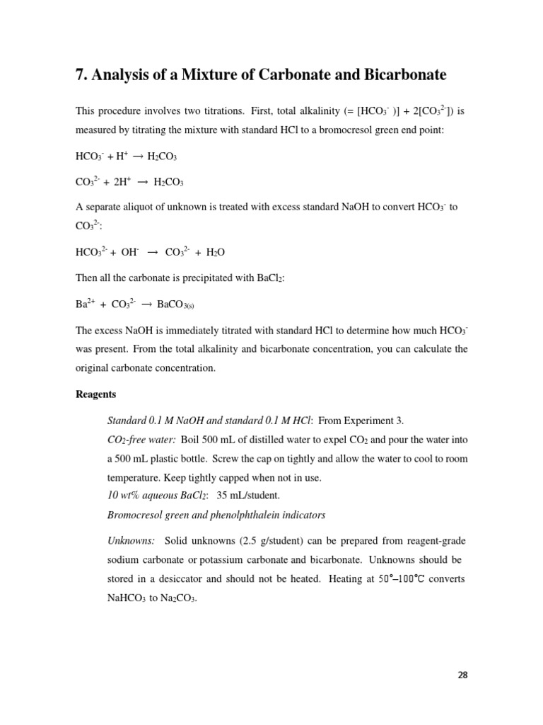 Exp 5 Procedure | PDF | Chemistry | Titration