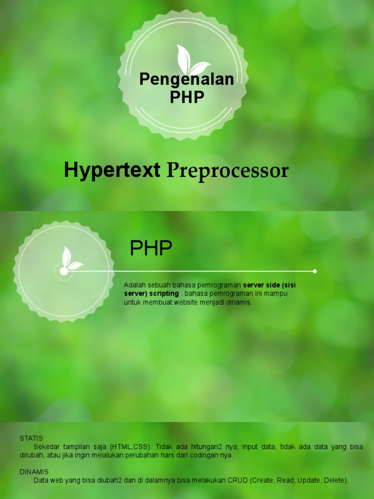 Pengenalan PHP | PDF | Bisnis | Komputer
