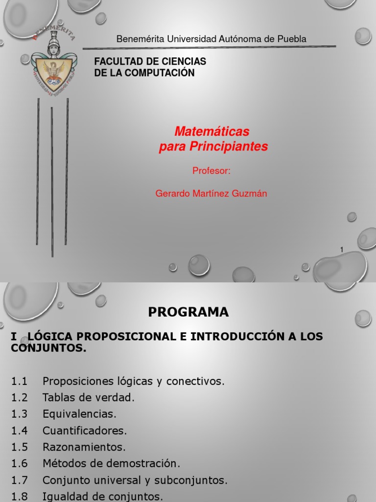 Primera Parte | PDF | Proposición | Prueba matemática