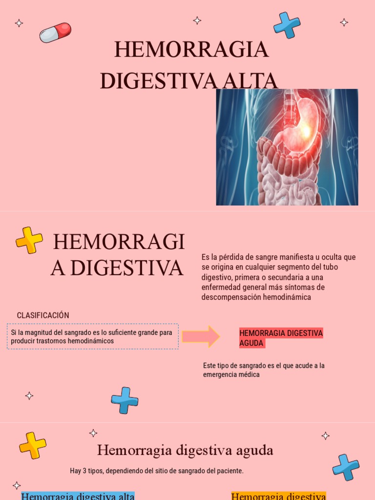 Hemorragia Digestiva Alta | PDF | Sistema digestivo | Medicina CLINICA
